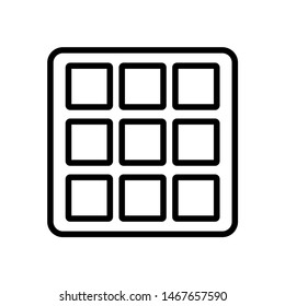 Wafer Line Icon Logo Isolated On Stock Vector (Royalty Free) 1467657590 ...
