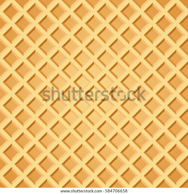 51 Imágenes De Wafer Seamless Pattern Baked Waffle Background With