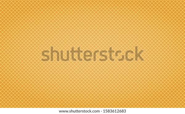 Waffle Yellow Background Texture Wafer Pattern: เวกเตอร์สต็อก (ปลอดค่า ...