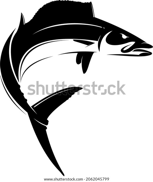 Wahoo Fish Vector Fishing Logo Company Stock Vector (Royalty Free ...