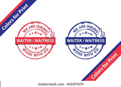 248 Waiters Wanted Images, Stock Photos & Vectors | Shutterstock