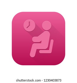 Waiting App Icon Stock Vector (Royalty Free) 1230403873 | Shutterstock