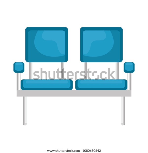Waiting Room Chairs Icon Stock Vector (Royalty Free) 1080650642 ...