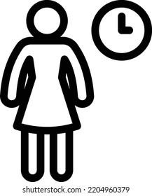 Waiting Vector Illustration On Transparent Backgroundpremium Stock ...