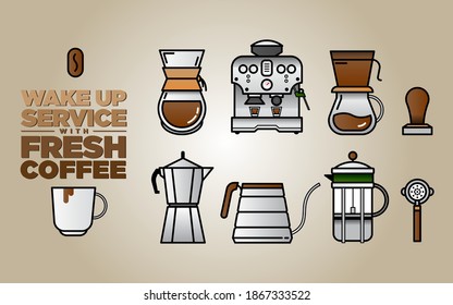 Cold Brew Coffee Makers Coffee Shop Stock Vector (Royalty Free) 642549946