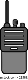 Walkie Talkie Vector Drawing Icon Stock Vector (Royalty Free ...