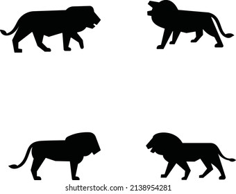 Lion walking logo Images, Stock Photos & Vectors | Shutterstock