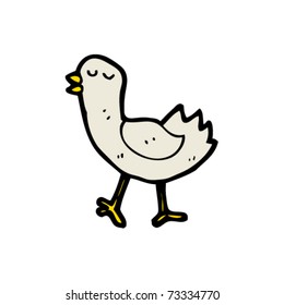 caricatura de pichón caminante: vector de stock (libre de regalías ...