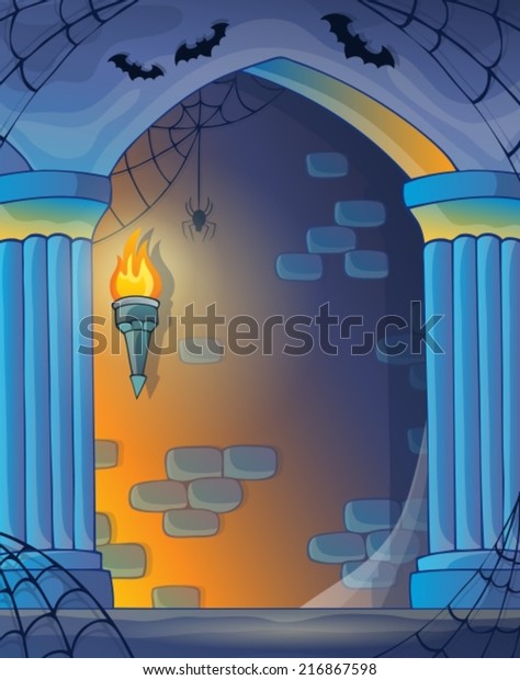 Wall Alcove Image 1 Eps10 Vector Stock Vector (Royalty Free) 216867598 ...