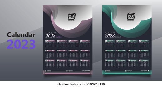 205 2023 Unique Calendars Images, Stock Photos & Vectors | Shutterstock