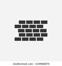Wall Icon Illustrationvector Bridge Sign Symbol Stock Vector (Royalty ...