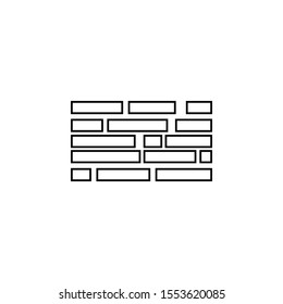 Wall Icon Outline Style Template Trendy Stock Vector (Royalty Free ...