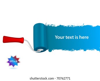 Paint roller clip art Royalty Free Stock SVG Vector and Clip Art