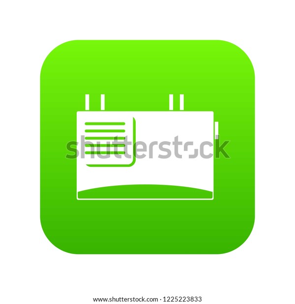 Wall Router Icon Digital Green Any Stock Vector (Royalty Free ...