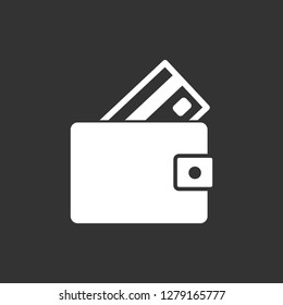 Wallet Icon Symbol Vector Stock Vector (Royalty Free) 1279165777 ...