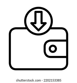 Wallet Symbol Icon Vector Illustration Stock Vector (Royalty Free ...