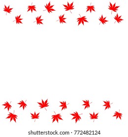 Wallpaper Momiji Leaves Stock Vector (Royalty Free) 772482124 ...
