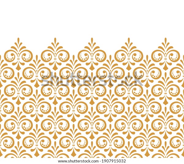 Wallpaper Style Baroque Modern Vector Background Stock Vector (Royalty ...