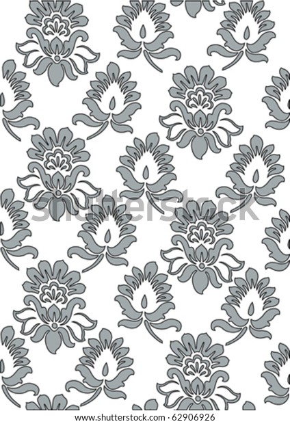 Wallpaper Vintage Vector Design On White: vector de stock (libre de ...