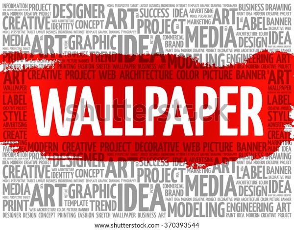 Wallpaper Word Cloud Creative Business Concept Stock Vector (Royalty ...