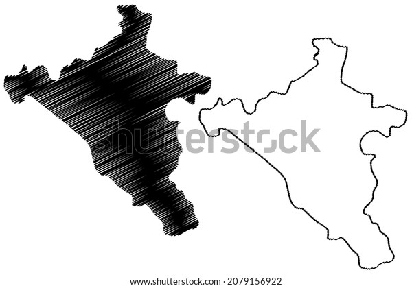 Wanaparthy District Telangana State Republic India Stock Vector ...