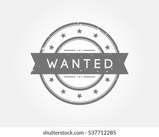 Wanted Gray Stamp Sign Stock Vector (Royalty Free) 537712285 | Shutterstock
