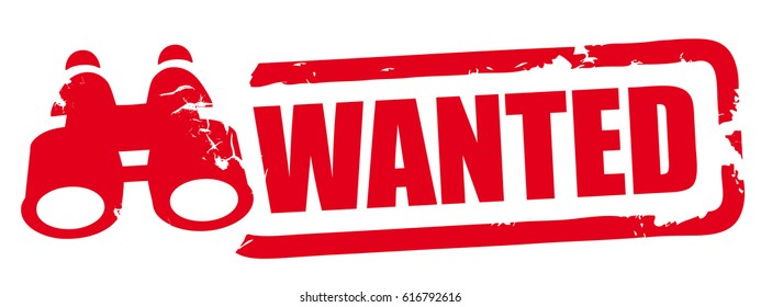 Wanted Word Red Stamp Text On Stock Vector (Royalty Free) 616792616 ...