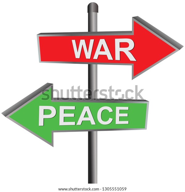 War Peace Sign Vector Stock Vector (Royalty Free) 1305551059 | Shutterstock