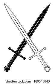 War Symbol Black White Stock Vector (Royalty Free) 189545840 | Shutterstock