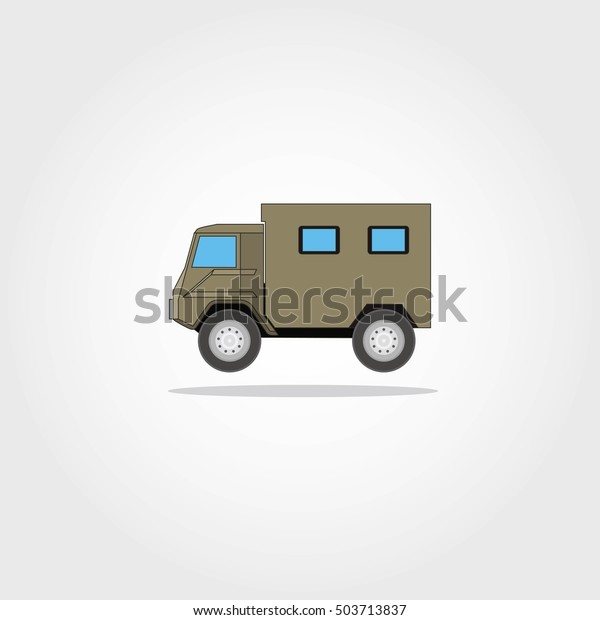War Vehicles Vector Illustration Army Vehicle Stock Vector (Royalty ...