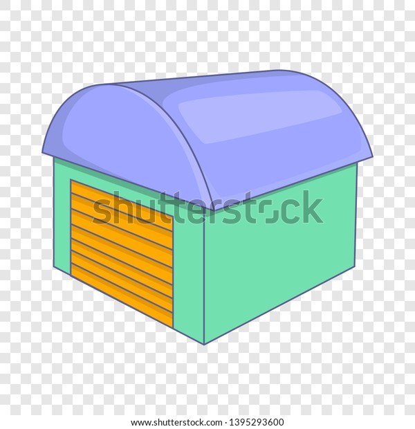 Warehouse Icon Cartoon Illustration Warehouse Vector Stock Vector ...