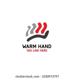 Warm Hand Logo Stock Vector (Royalty Free) 1030973797 | Shutterstock