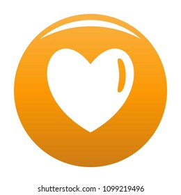 Warm Human Heart Icon Simple Illustration Stock Vector (Royalty Free ...