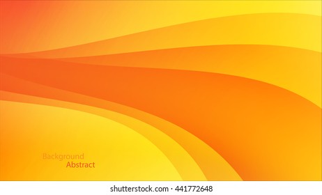 Warm Orange Color Background Abstract Art Stock Vector (Royalty Free ...