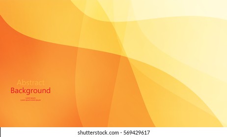 Warm Orange Color Background Abstract Art Stock Vector (Royalty Free ...