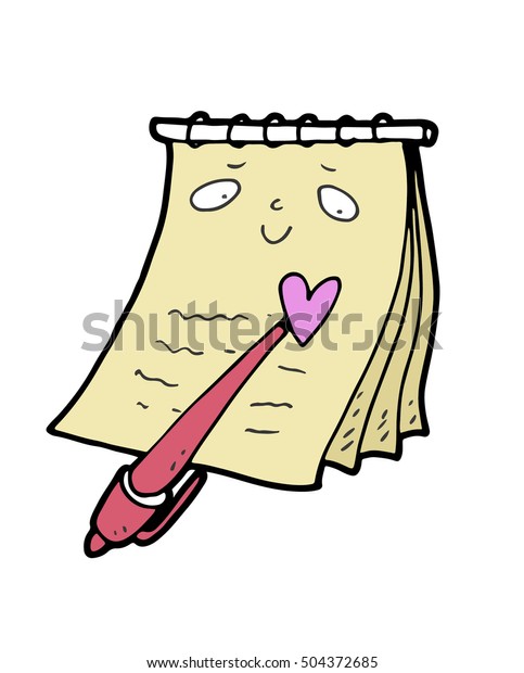 Warm Pleasant Messages Notes Little Cute Stock Vector (Royalty Free ...