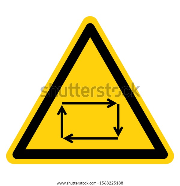 Warning Automatic Cycle Symbol Sign Vector: เวกเตอร์สต็อก (ปลอดค่า ...