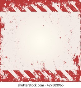 Warning Background Red White Stripes Stock Vector (Royalty Free ...