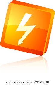 Warning Beautiful Icon Vector Illustration Stock Vector (Royalty Free ...