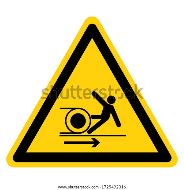 Warning Body Rollers Symbol Sign Vector Stock Vector (Royalty Free ...