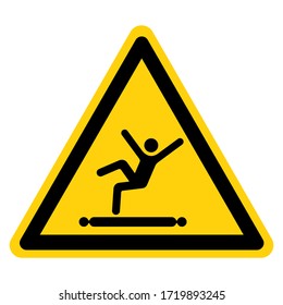 Warning Drop Hazard Symbol Sign Vector 库存矢量图（免版税）1715062219 | Shutterstock