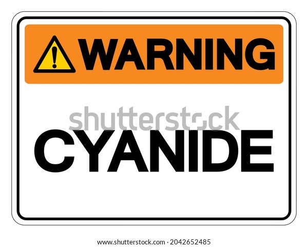 Warning Cyanide Symbol Sign Vector Illustration Stock Vector (Royalty ...