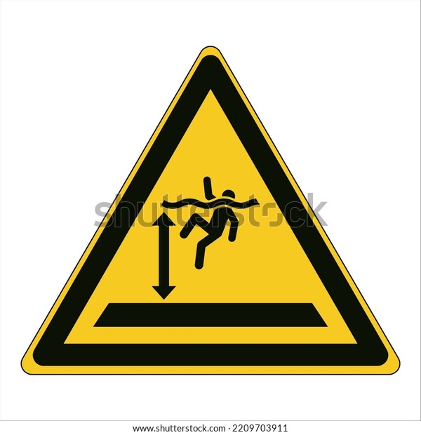 Warning Deep Water to Warn Deep Stock Vector (Royalty Free) 2209703911 ...