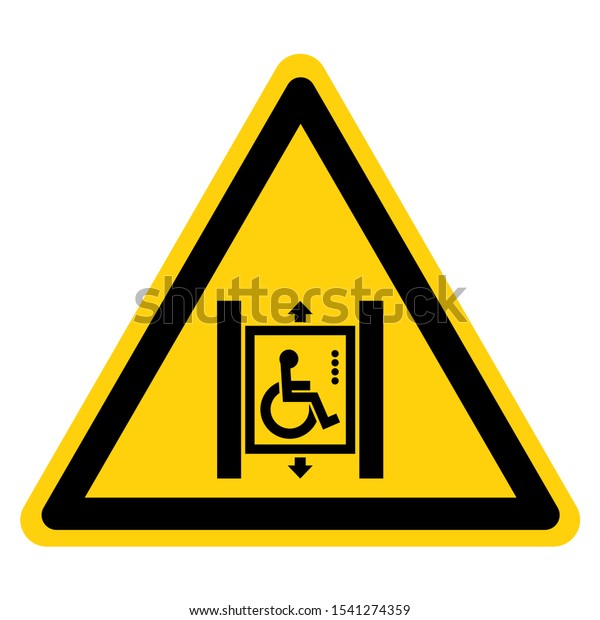 Warning Disabled Only Symbol Sign Vector: vector de stock (libre de ...