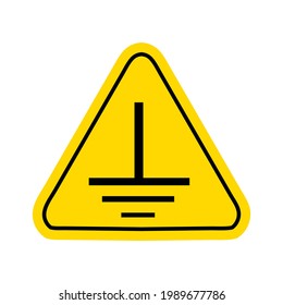 Warning Hazard Triangle Signs Logo Vector Stock Vector (Royalty Free ...