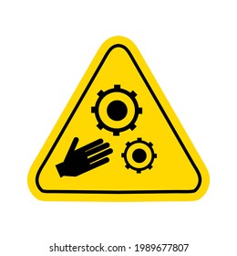 Warning Hazard Triangle Signs Logo Vector Stock Vector (Royalty Free ...