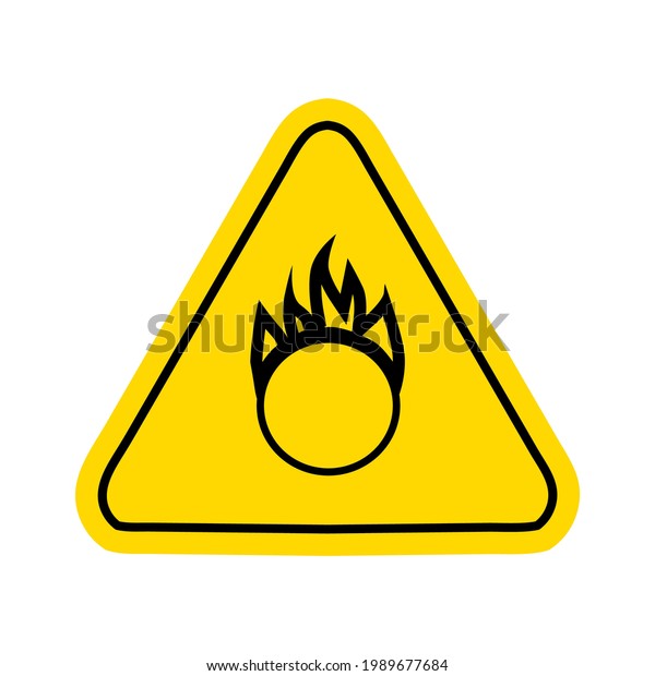 Warning Hazard Triangle Signs Logo Vector Stock Vector (Royalty Free ...