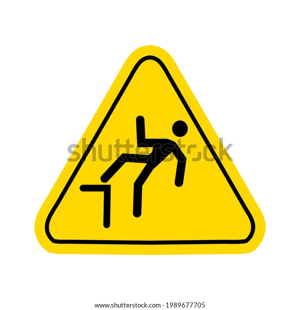 Warning Hazard Triangle Signs Logo Vector Stock Vector (Royalty Free ...