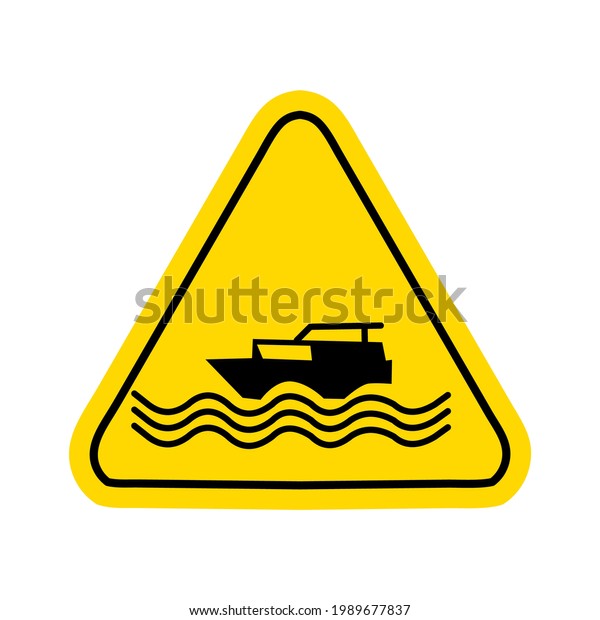 Warning Hazard Triangle Signs Logo Vector Stock Vector (Royalty Free ...