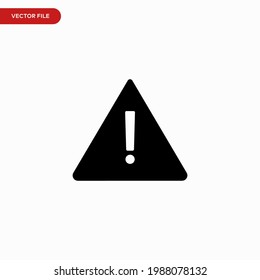 Warning Icon Vector Simple Warning Sign Stock Vector (Royalty Free ...
